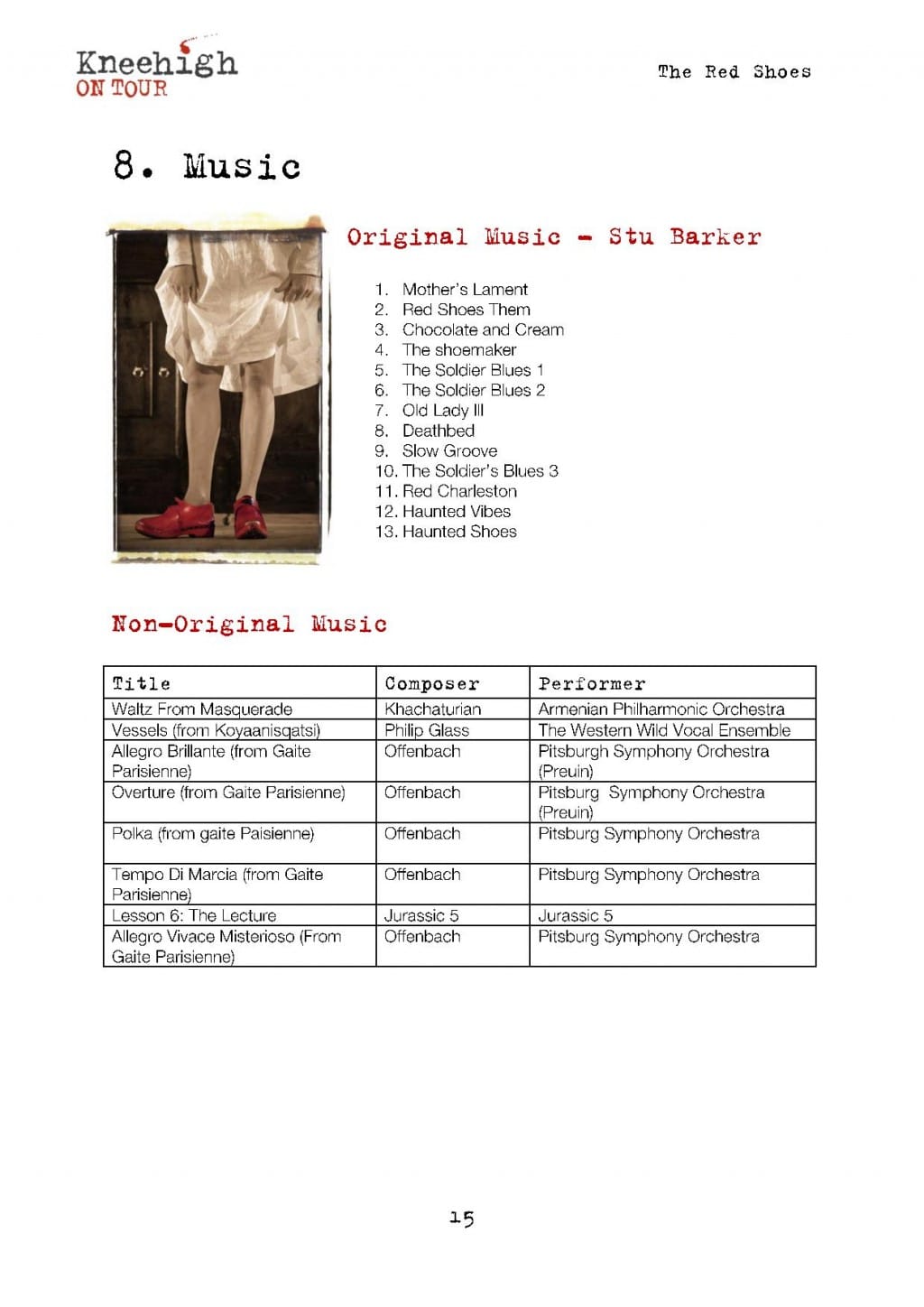 The Red Shoes - Memory Notes for Students - This Is Kneehigh