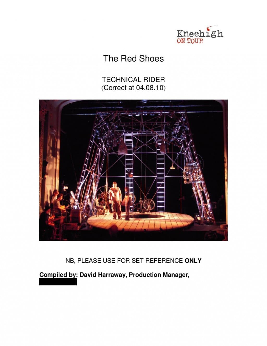 Hansel & Gretel - Technical Rider - This Is Kneehigh